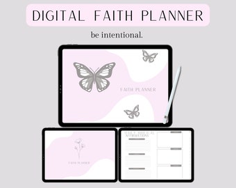 Christian Girl Digital Faith Planner | Faith Notebook for iPad | Faith ...