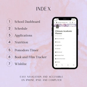Student Notion Planner Template| Digital Academic Planner | Assignment ...