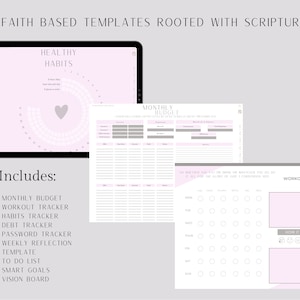 Christian Girl Digital Faith Planner | Faith Notebook for iPad | Faith ...