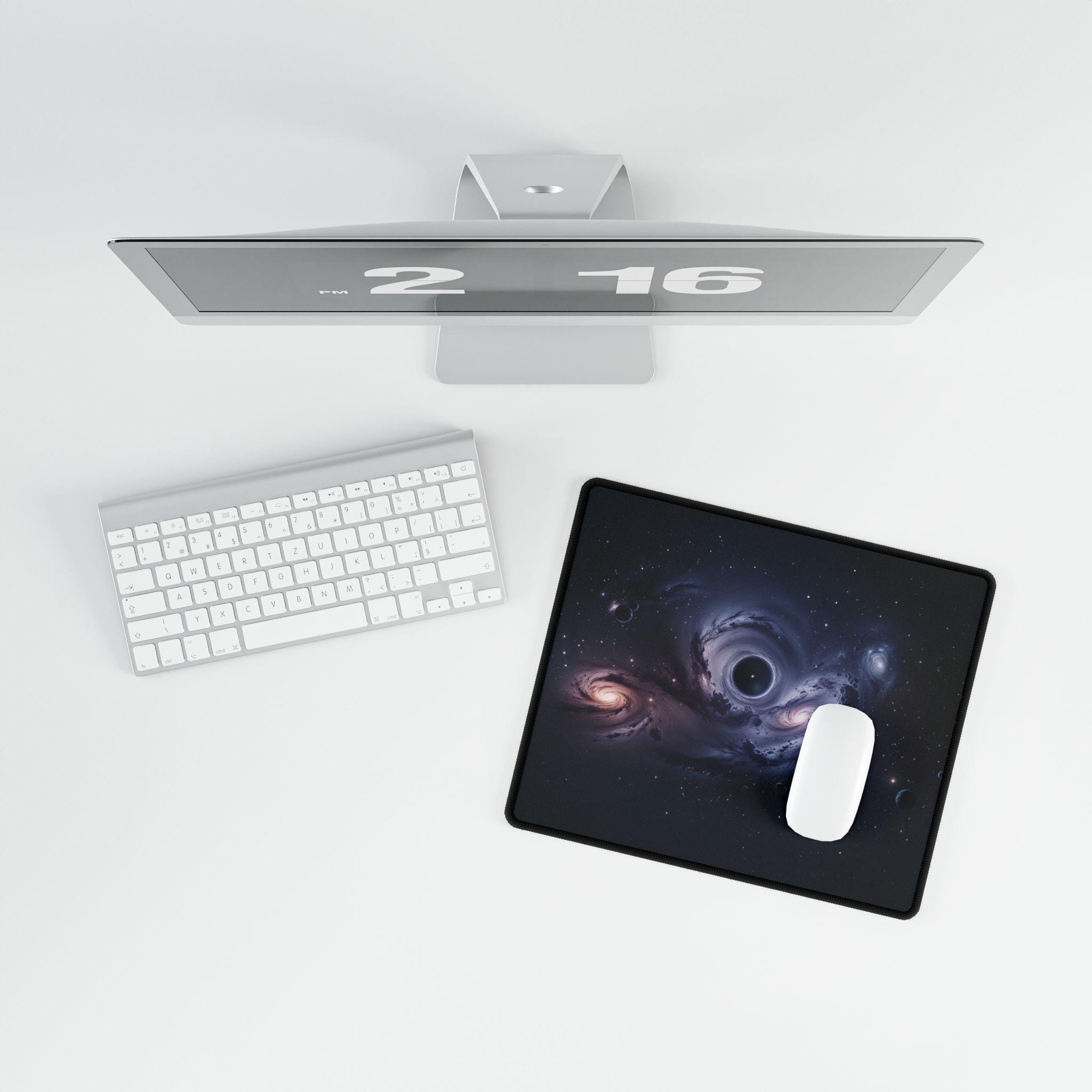 Galaxy Desk Mat Black Hole, Space Desk Pad for Gamer, Sci-fi Mouse Pad ...
