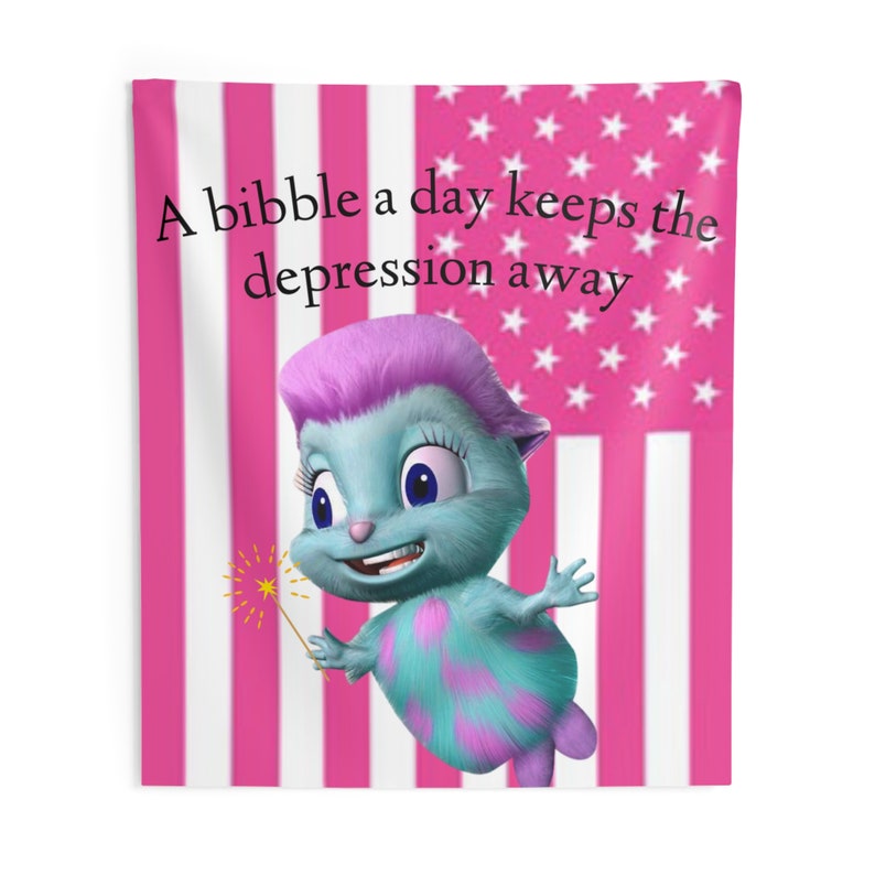 Bibble Barbie American Flag, Pink American Flag Barbie Movie Tapestry ...