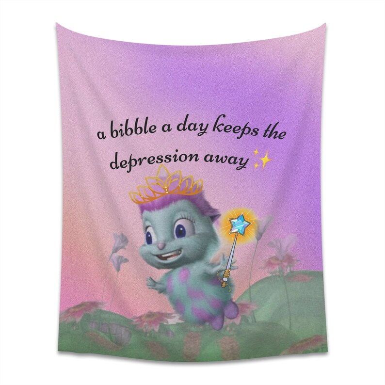 BIBBLE Barbie Movie Tapestry/ a Bibble a Day Keeps the Depression Away ...