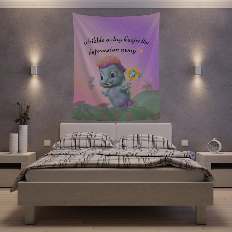 BIBBLE Barbie Movie Tapestry/ a Bibble a Day Keeps the Depression Away ...