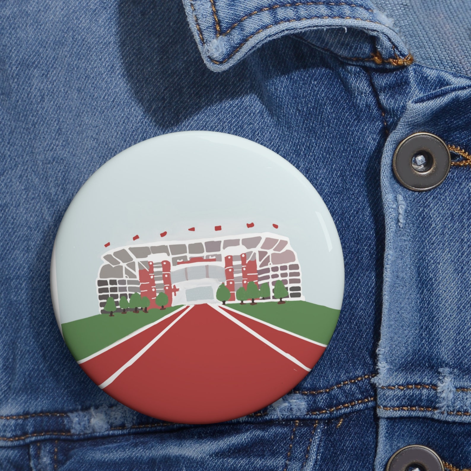 Bryant Denny Stadium/ Alabama Button - Etsy