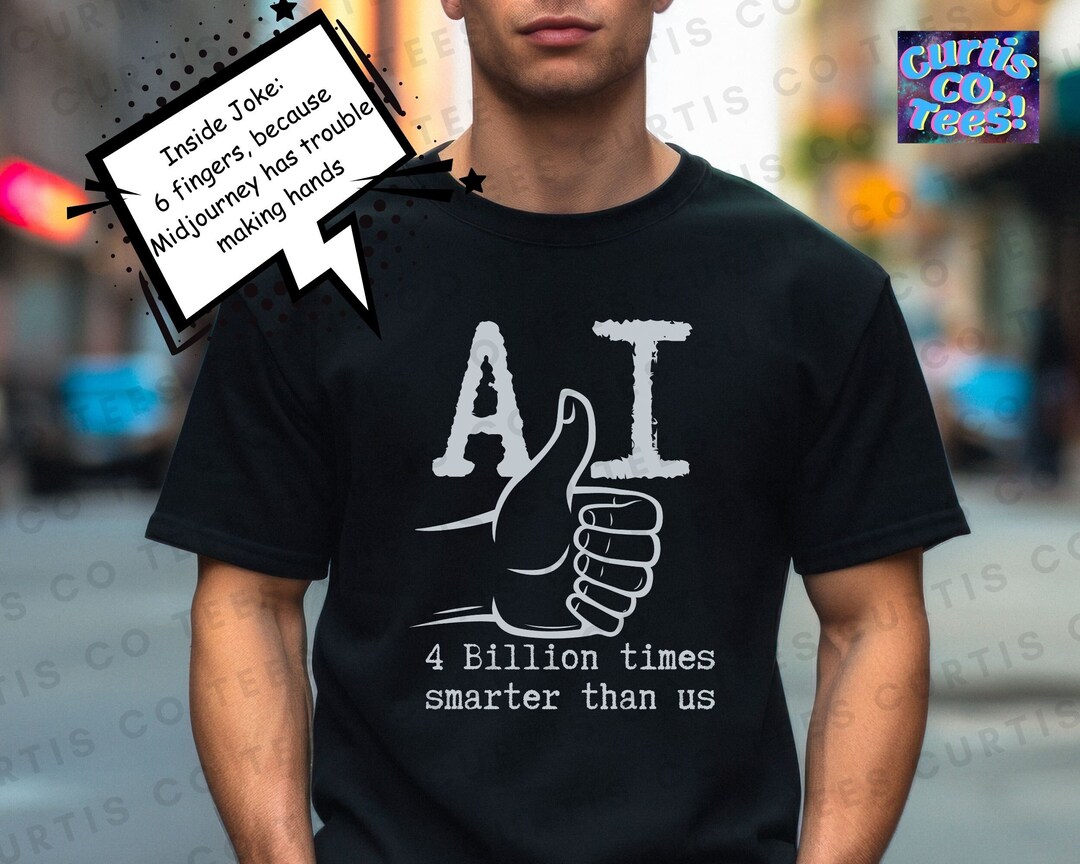 AI Tshirt, Artificial Intelligence Shirt, Funny AI Shirt, Prompt ...