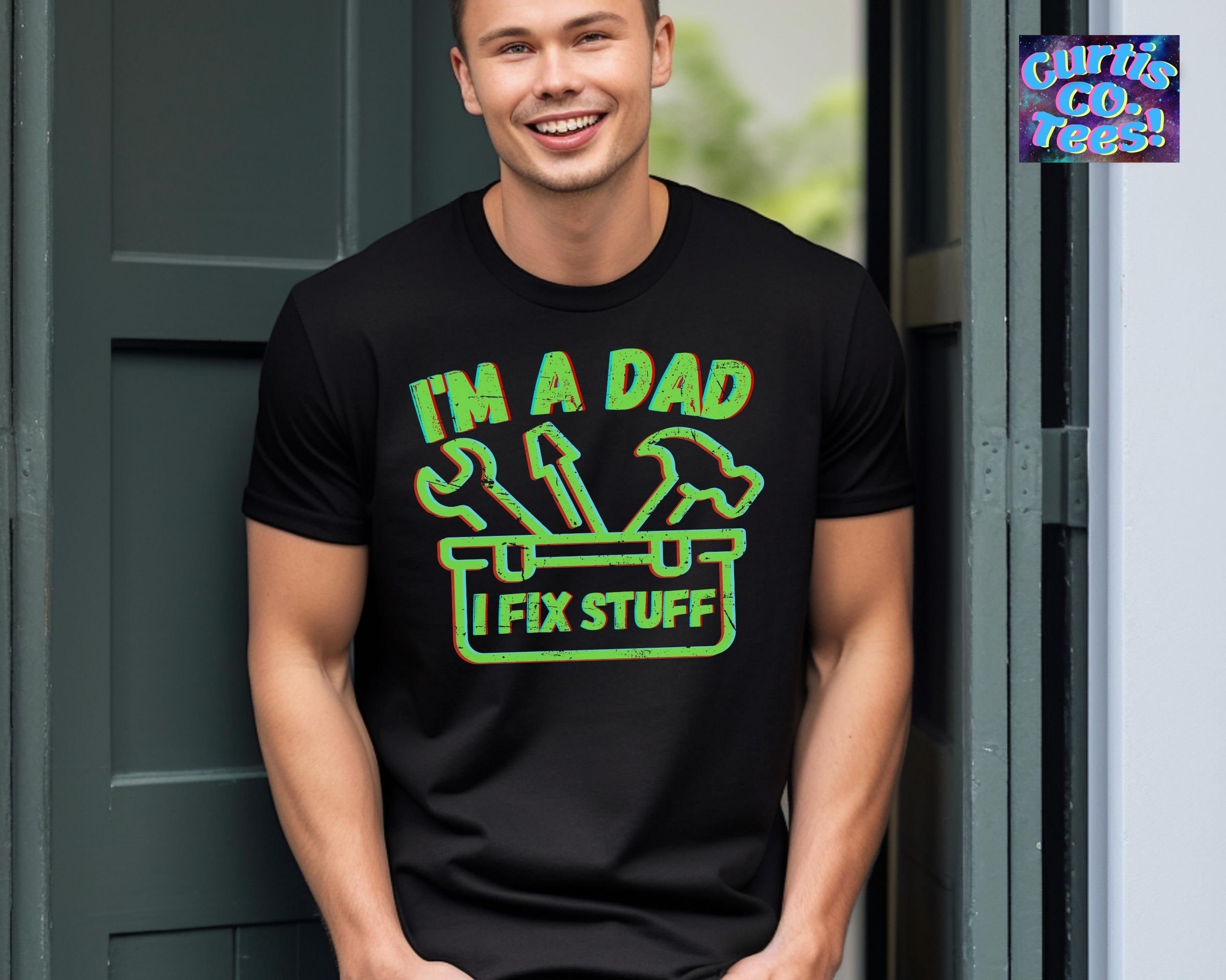 I'm a Dad I Fix Stuff, Best Dad T Shirt, Dad Tshirt, Dad Shirt, World's ...