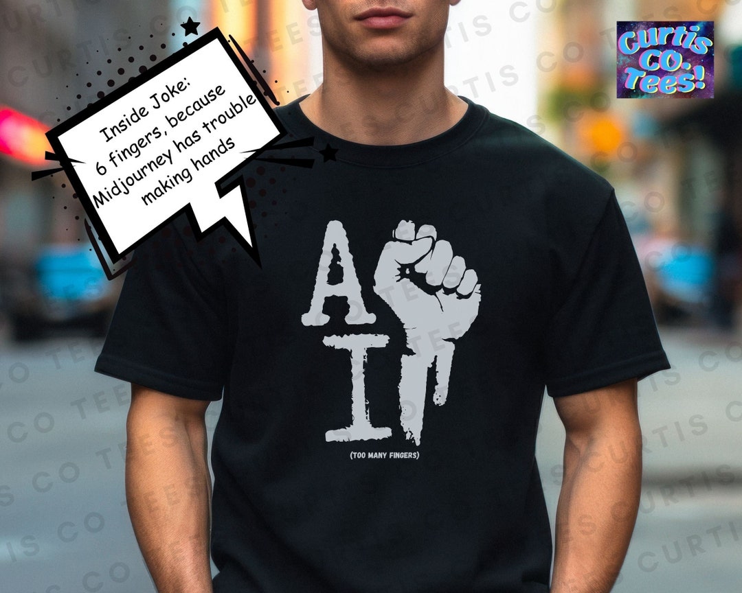 AI T Shirt, Artificial Intelligence Tshirt, Funny AI Shirt, Prompt Engineer Shirt, Machine ...