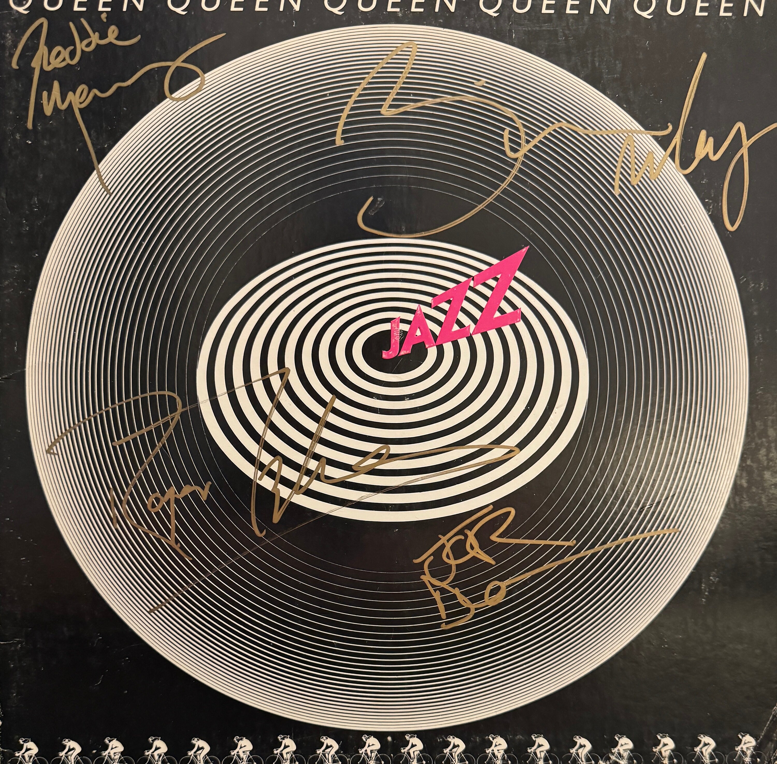 Queen Original Autographed jazz LP Cover - Etsy