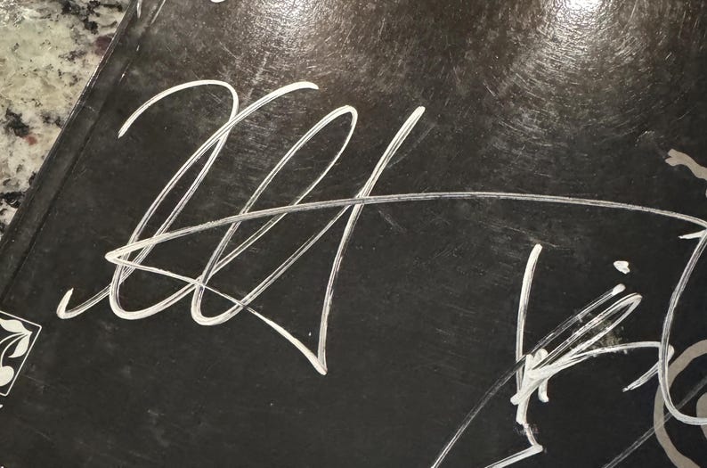 Metallica Original Autographed “the Black Album” Guitar Book (COA) - Etsy