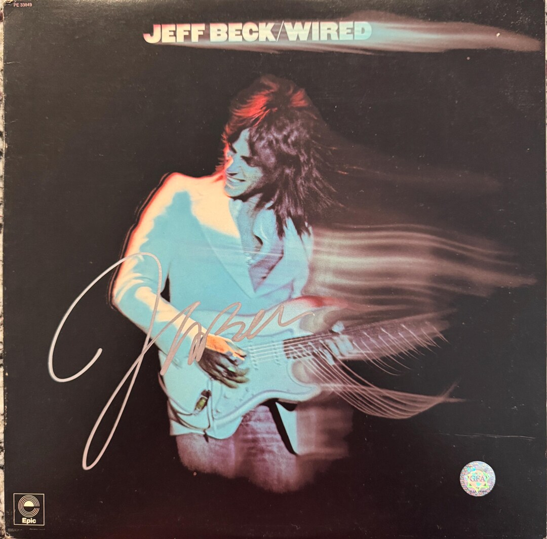 Jeff Beck Original Autographed “wired” LP Cover (COA) - Etsy