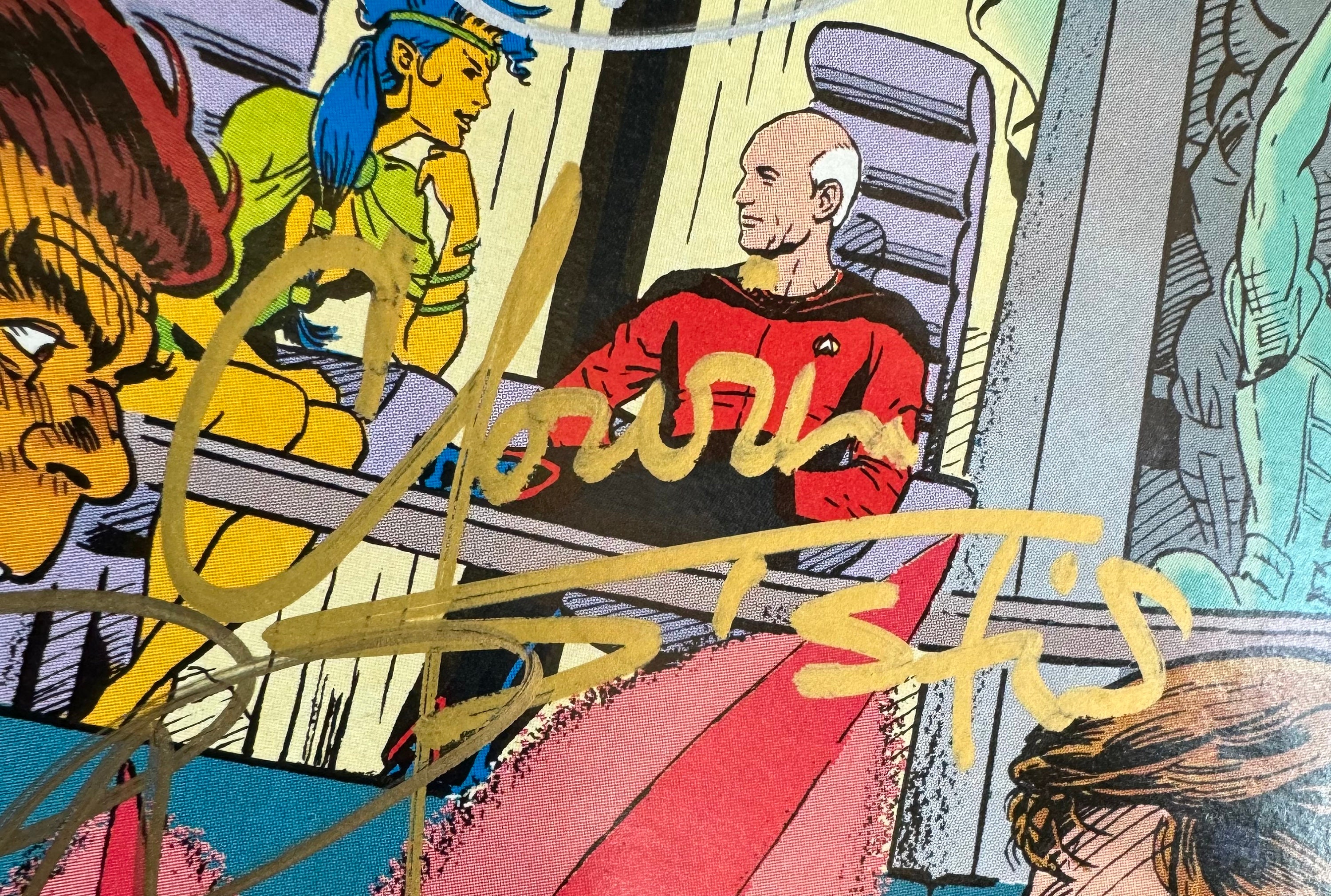 Star Trek the Next Generation Autographed Comic Book - Etsy