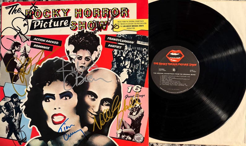 Original Autographed “the Rocky Horror Picture Show” Soundtrack Cover ...