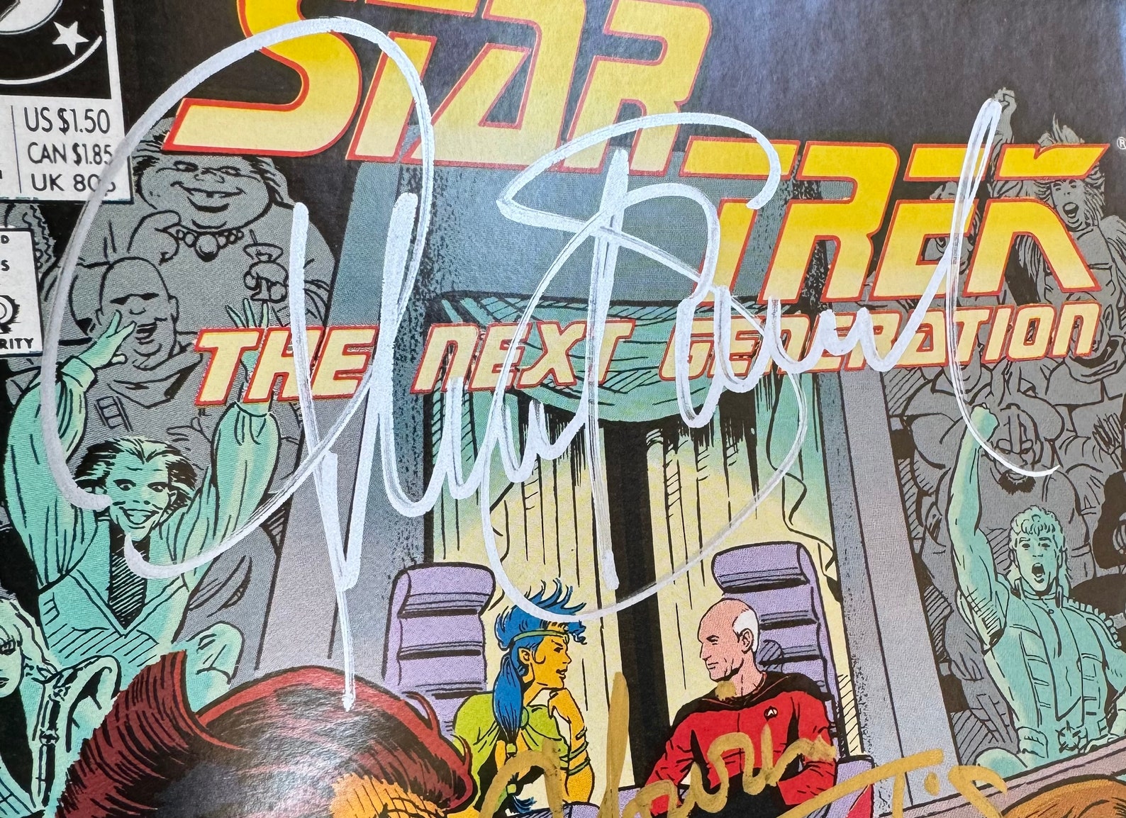 Star Trek the Next Generation Autographed Comic Book - Etsy