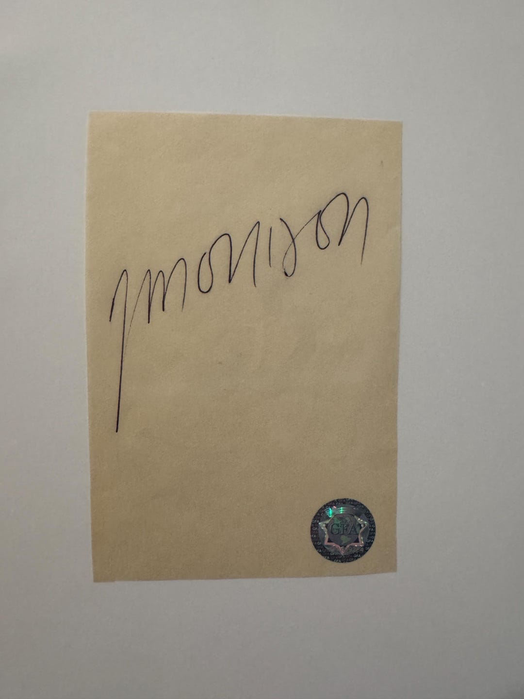Jim Morrison Original Autographed Cut (COA) - Etsy