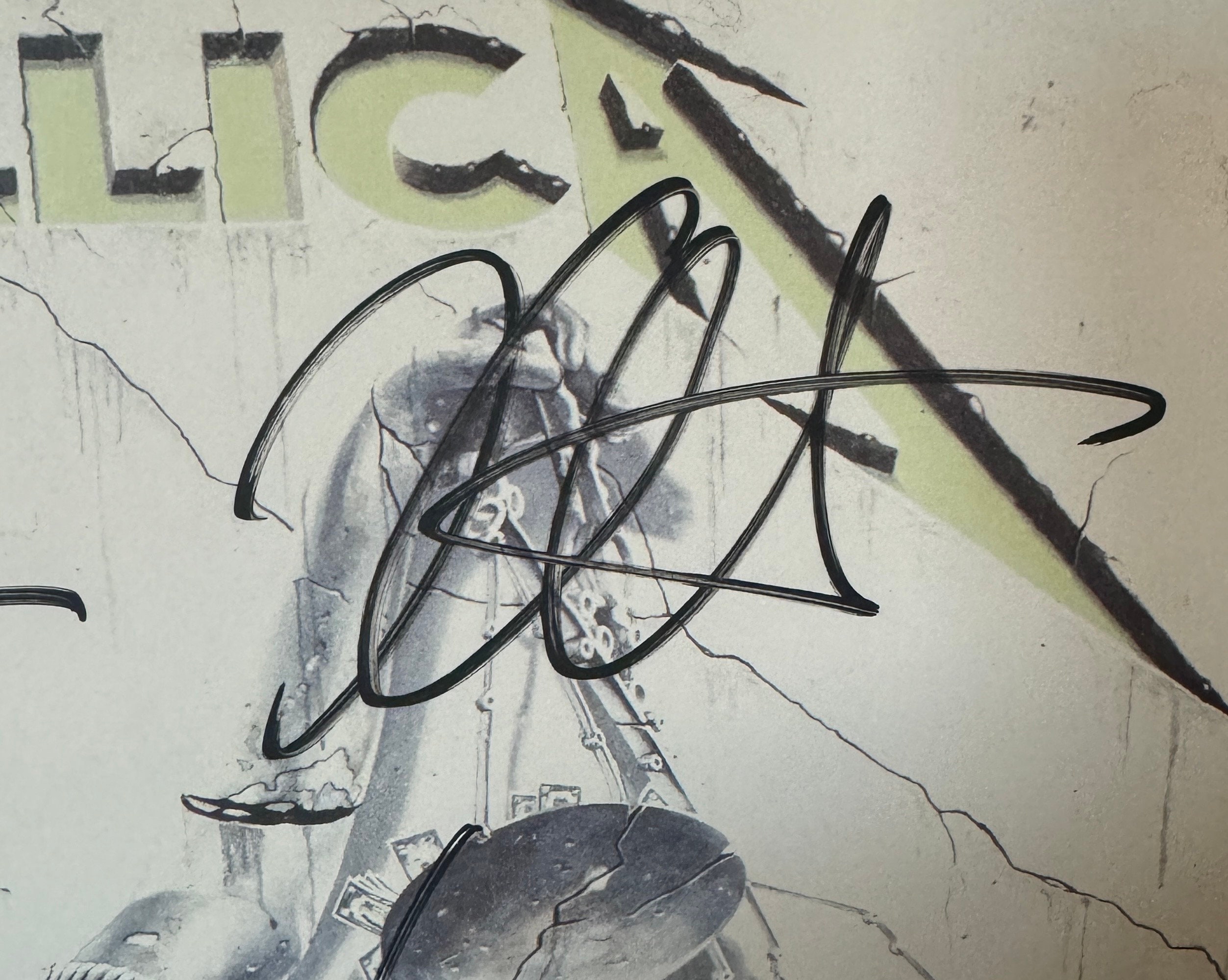 Metallica Original Autographed and Justice for All LP Cover COA - Etsy