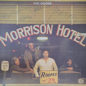 The Doors Autographed morrison Hotel LP COA - Etsy