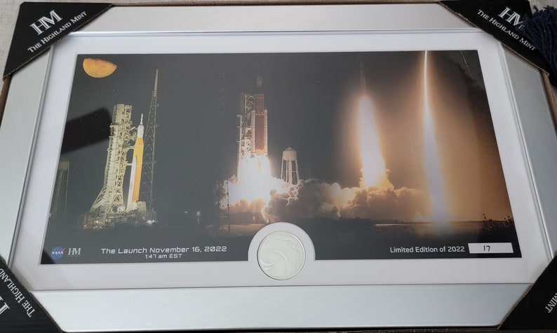 Limited Edition 2022 NASA the Launch Framed Commemorative Picture and ...