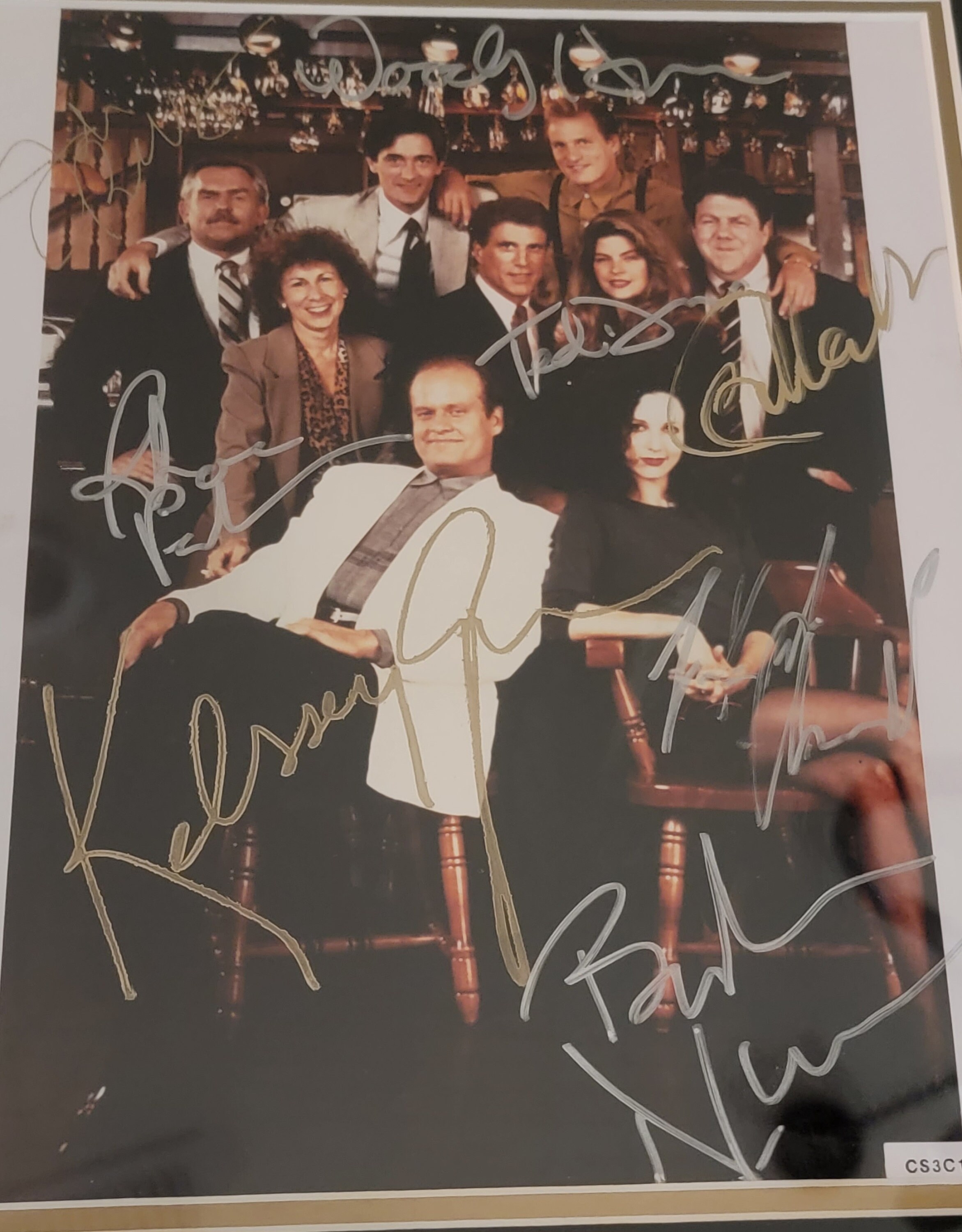 Cast Autographed cheers 8x10 Framed Photo - Etsy