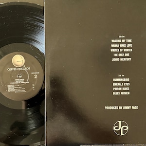 Jimmy Page Original Autographed “outrider” LP Cover (COA) - Etsy