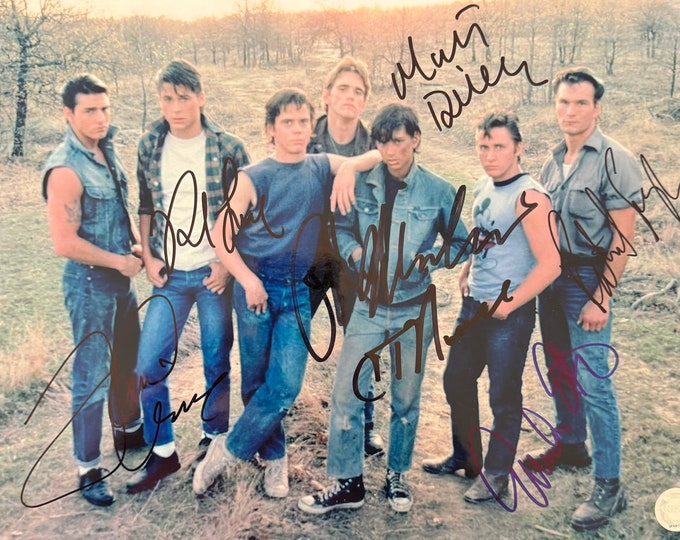The Outsiders Cast Original Autographed Photo (COA) - Etsy