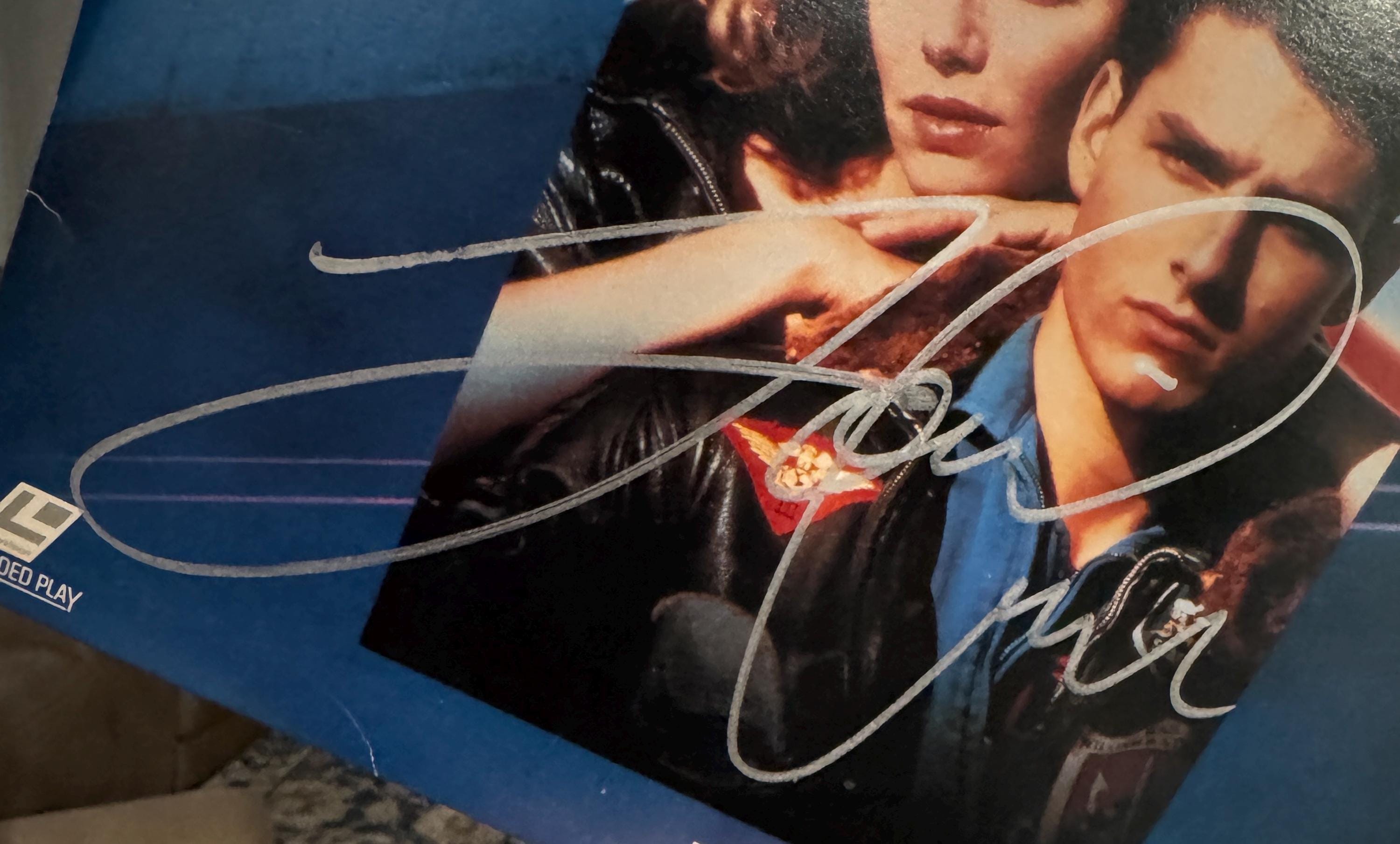 Tom Cruise and Kelly Mcgillis Original Autographed “top Gun” Laser Disc ...