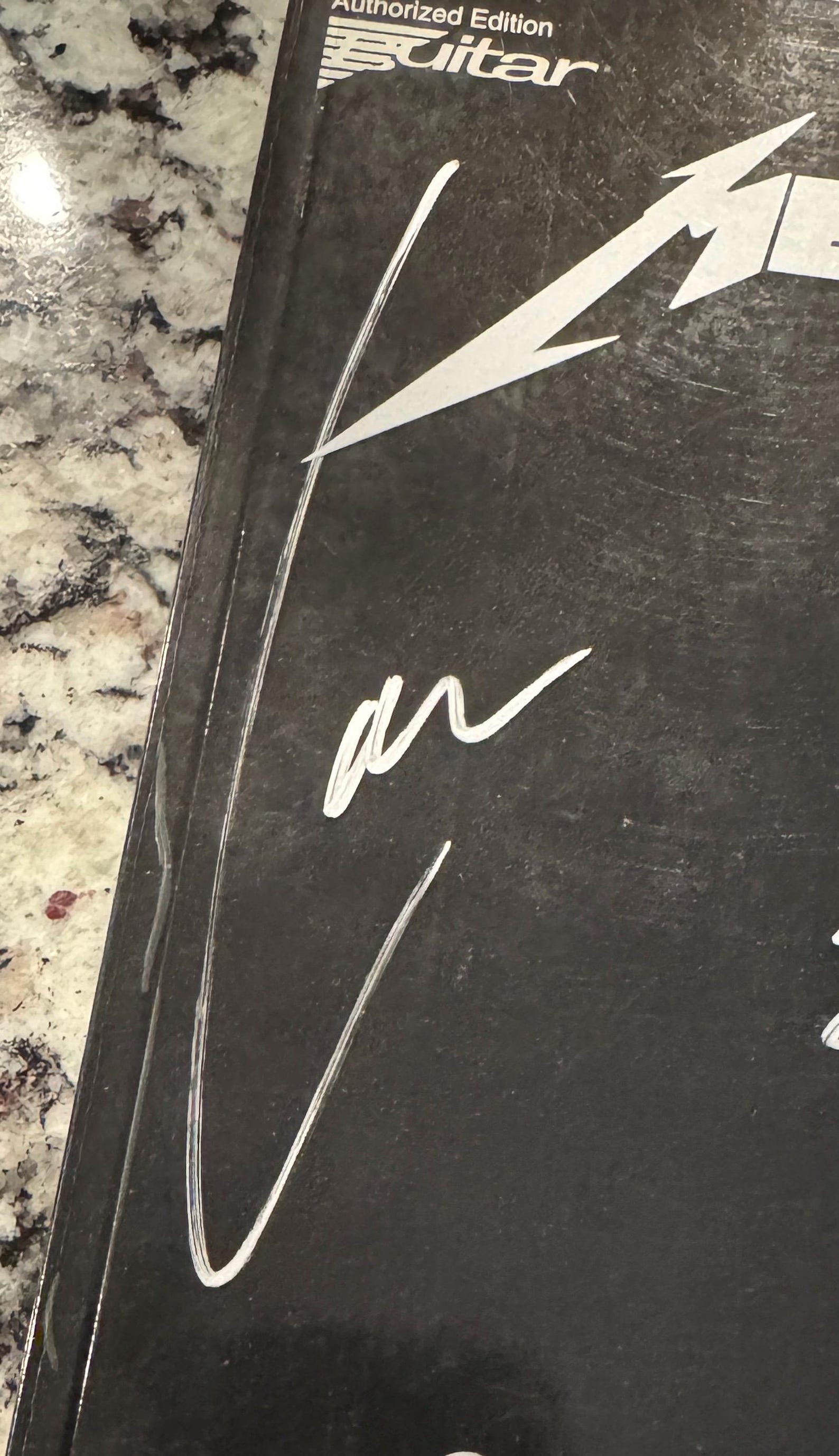 Metallica Original Autographed “the Black Album” Guitar Book (COA) - Etsy