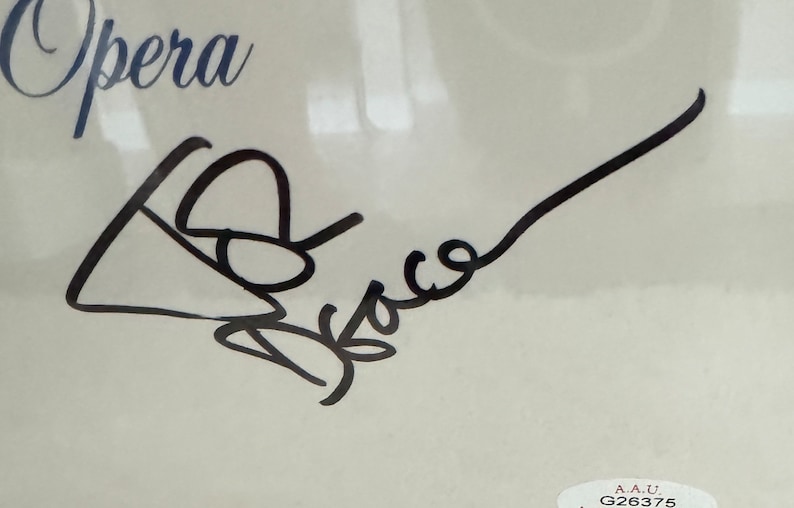 Queen Original Autographed and Framed “A Night at the Opera” LP Cover ...