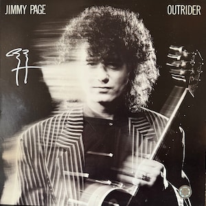 Jimmy Page Original Autographed “outrider” LP Cover (COA) - Etsy