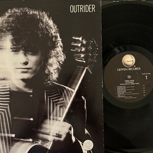 Jimmy Page Original Autographed “outrider” LP Cover (COA) - Etsy