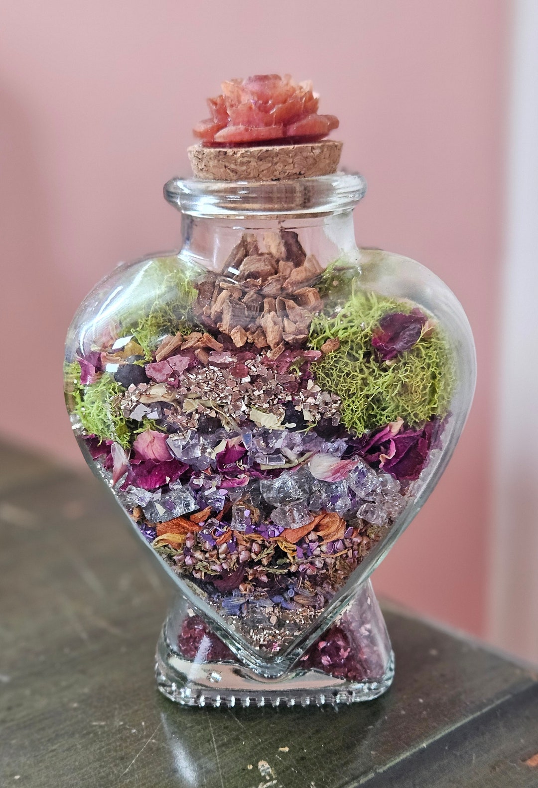 Heart Shaped Potion Jar - Etsy