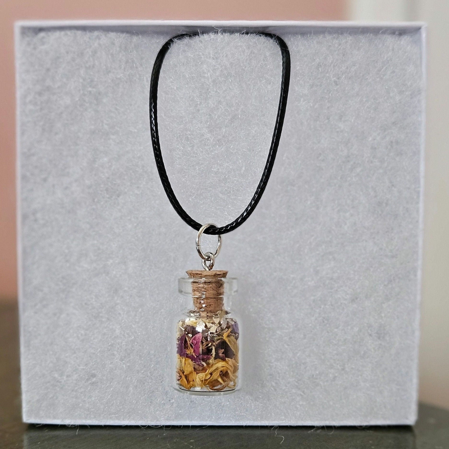 Miniature Potion Jar Necklace - Etsy
