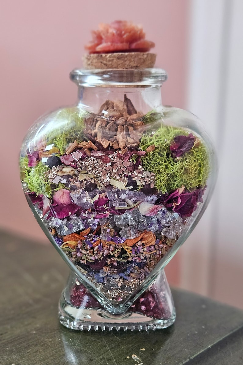 Heart Shaped Potion Jar - Etsy