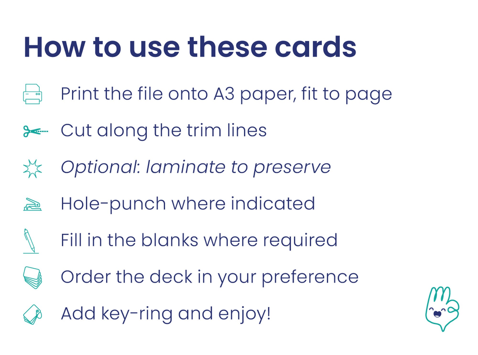 Adult Communication Cards - Warm Colour Border - Etsy