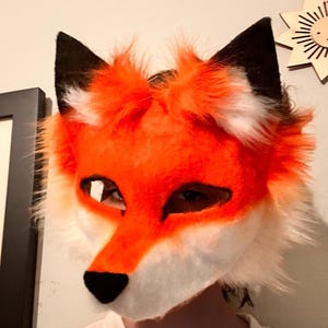 Red Fox Therian Mask! (airbrushed!) - Etsy