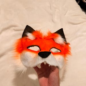 Red Fox Therian Mask! (airbrushed!) - Etsy