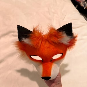 Red Fox Therian Mask! (airbrushed!) - Etsy