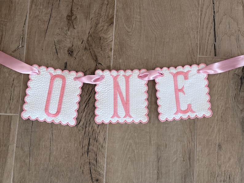 Personalized Embroidered Name Banner - Etsy