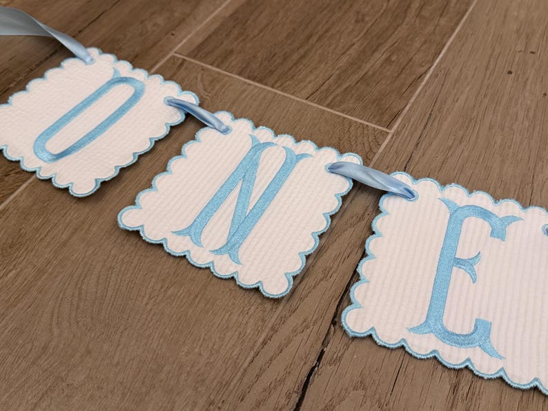 Personalized Embroidered Name Banner - Etsy