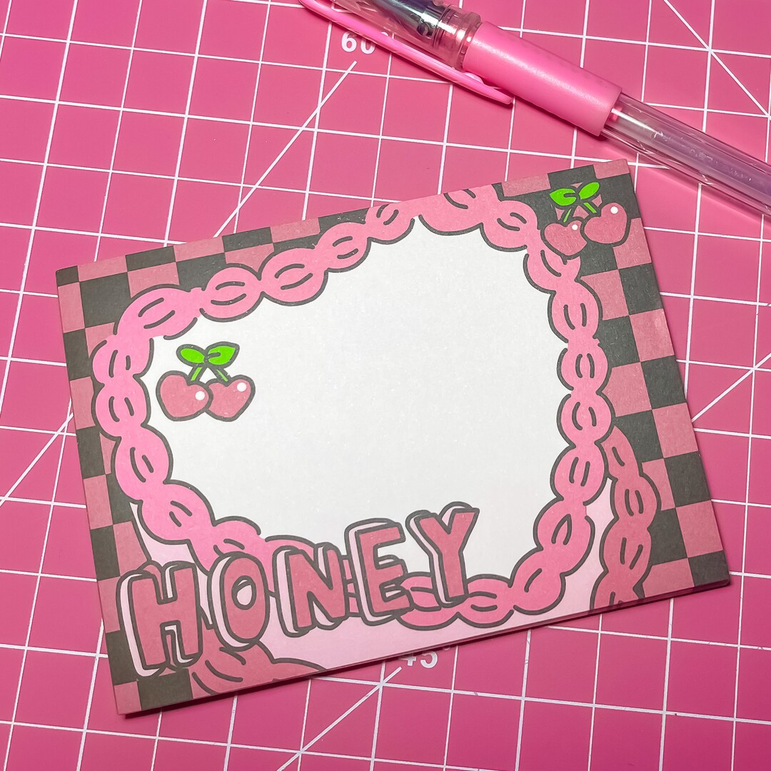 Cartoon Cake Notepad - Kawaii, Cute, Notebook, Memo, Notes, Stationary ...