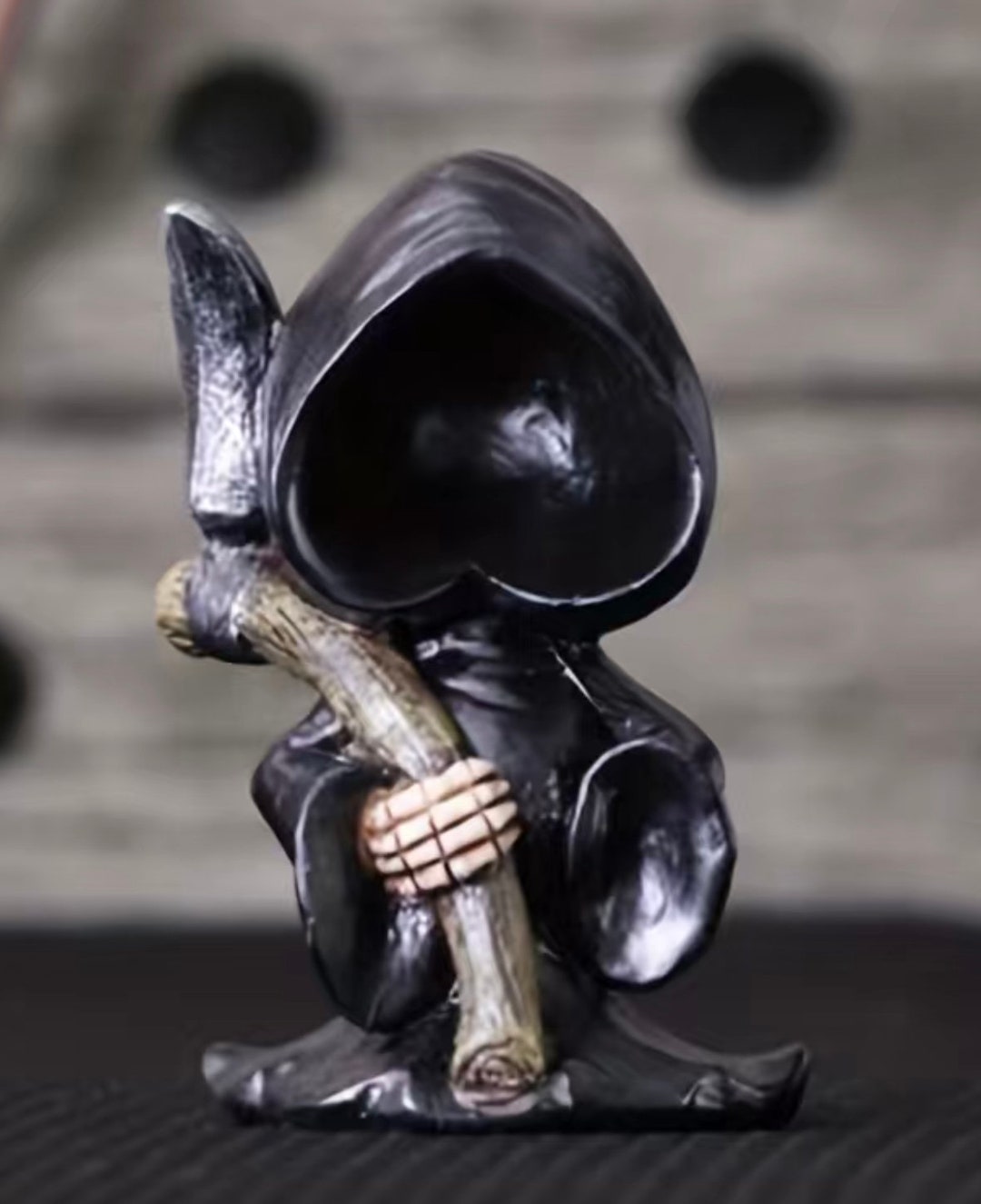 Grim Reaper Decor Resin Statue - Etsy