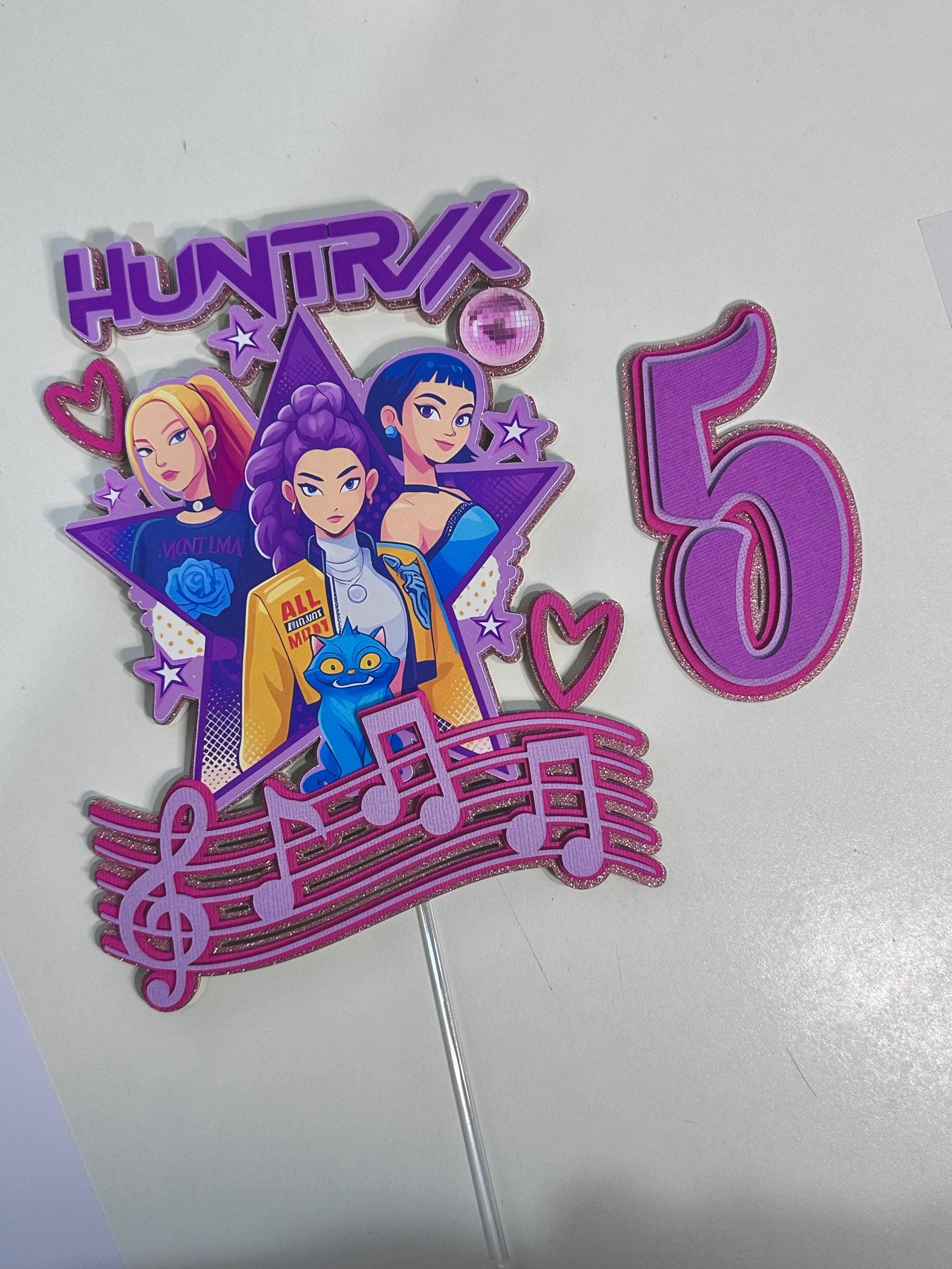 Personalized Huntrix Cake Topper | K-pop Theme - Etsy