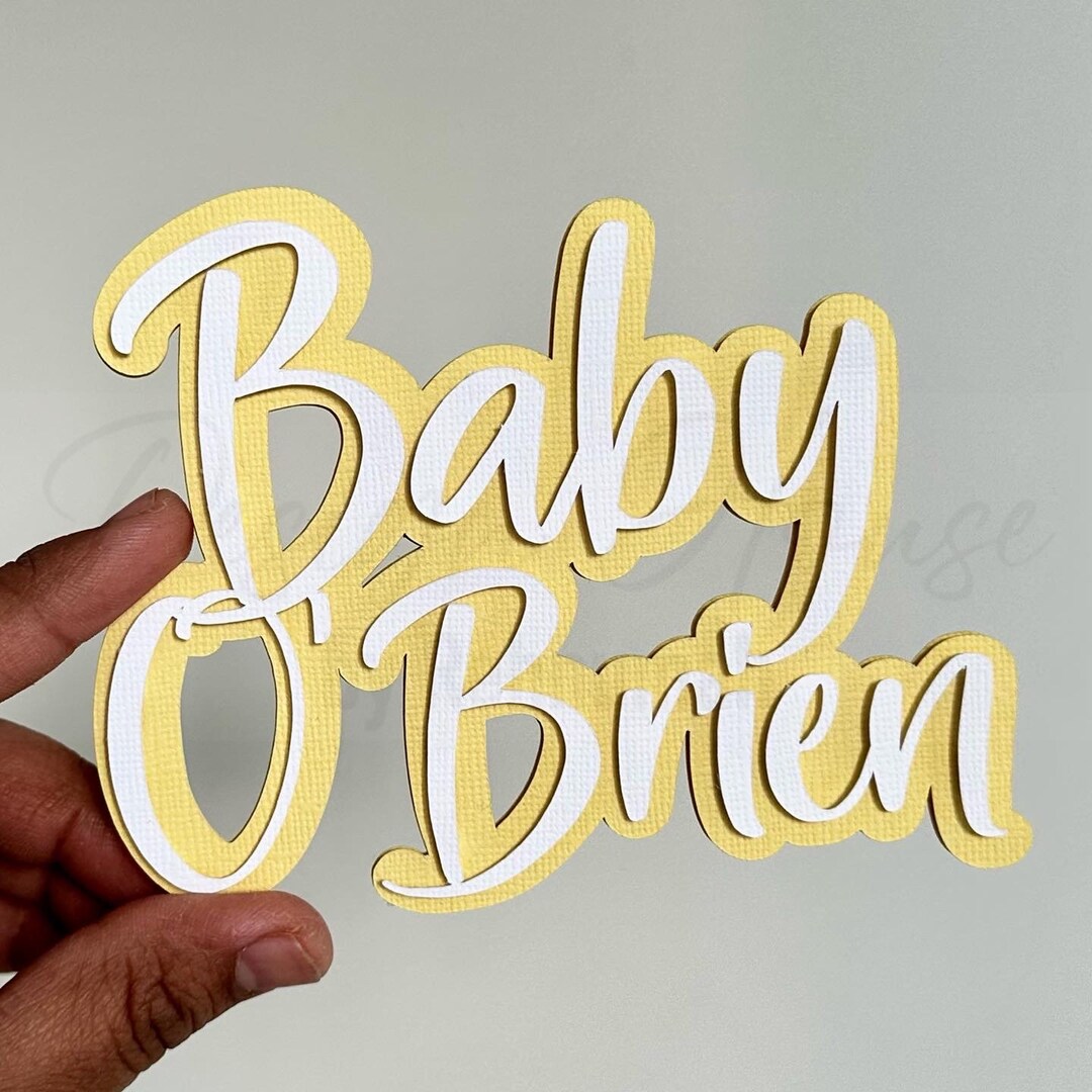 3D Personalized Mini Cake Fropper Cake Charm Baby Name - Etsy