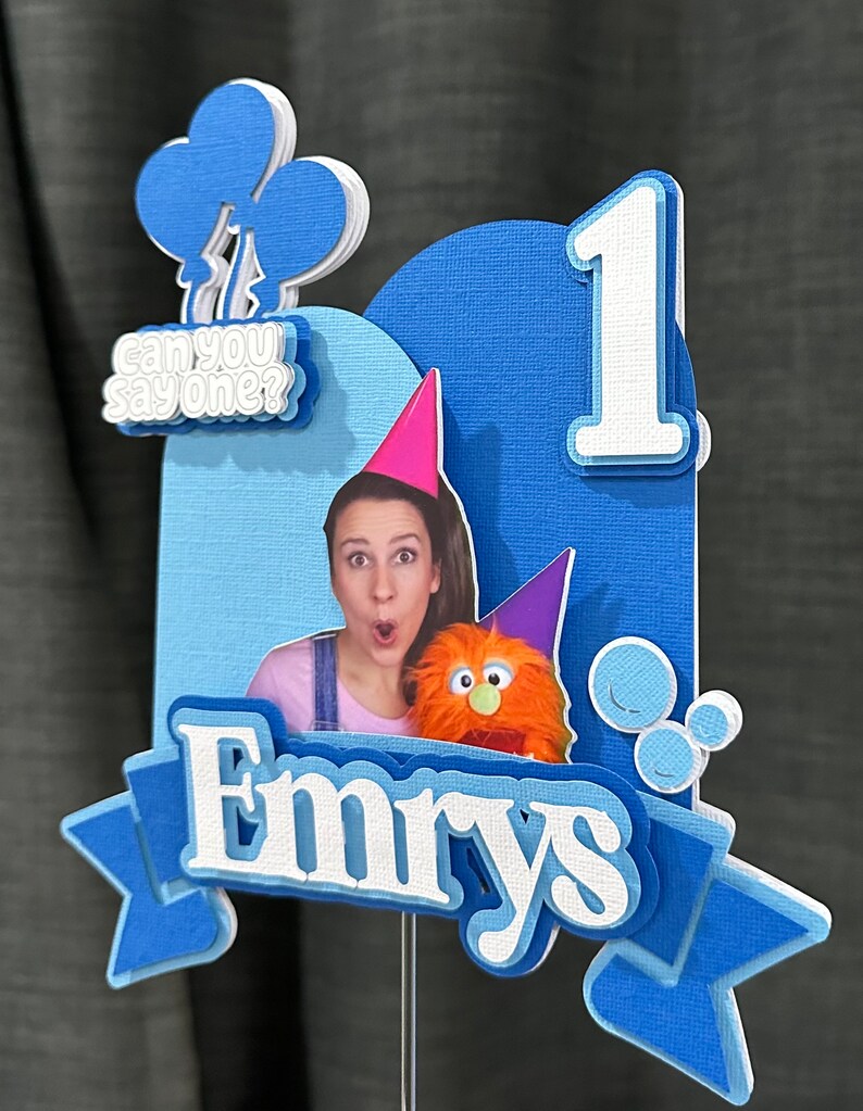 3D Personalized Cake Topper | Kids Tv Show | Ms Rachel Cake Topper | Ms ...