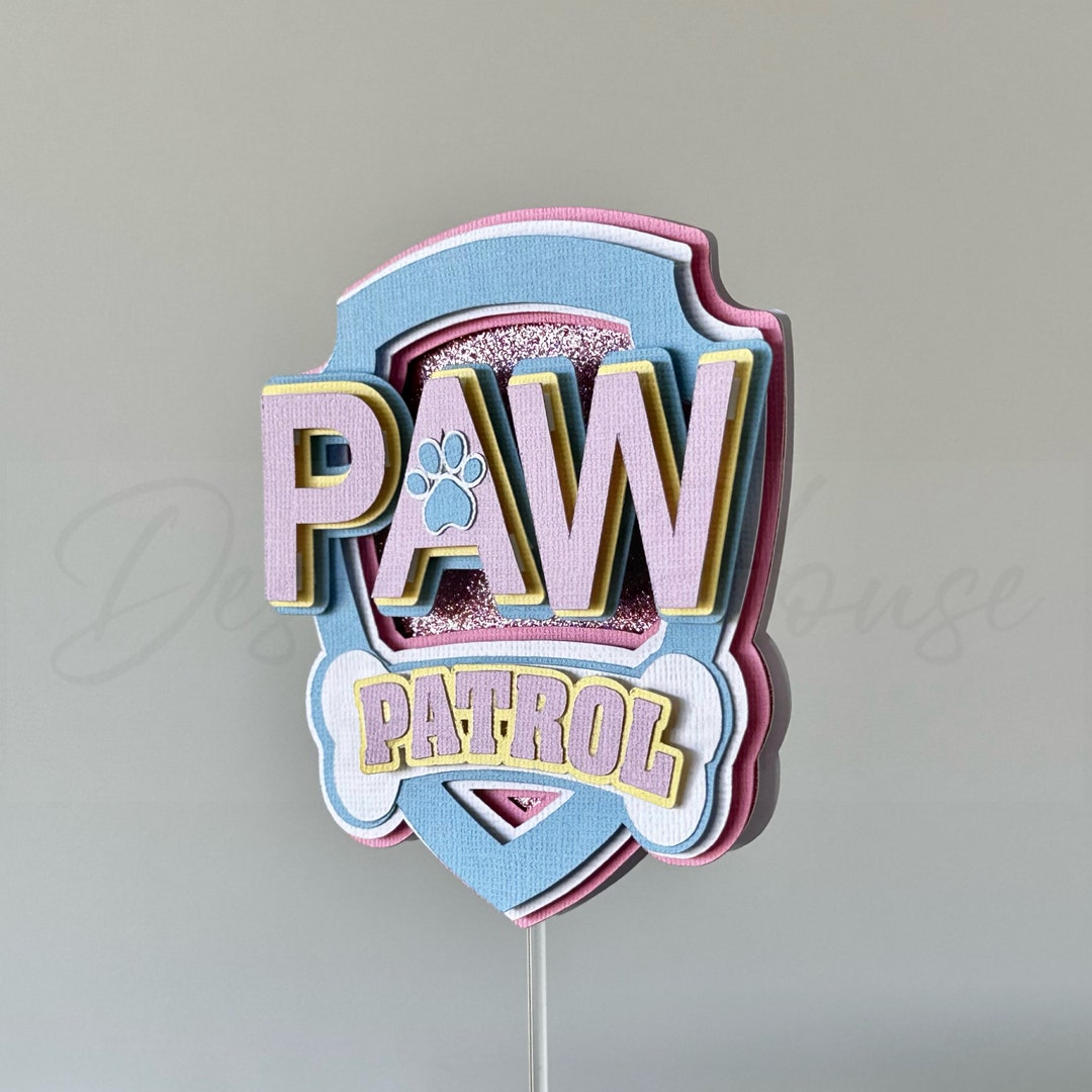 3D Personalized Cake Topper Paw Cake Topper Sky Cake Topper - Etsy