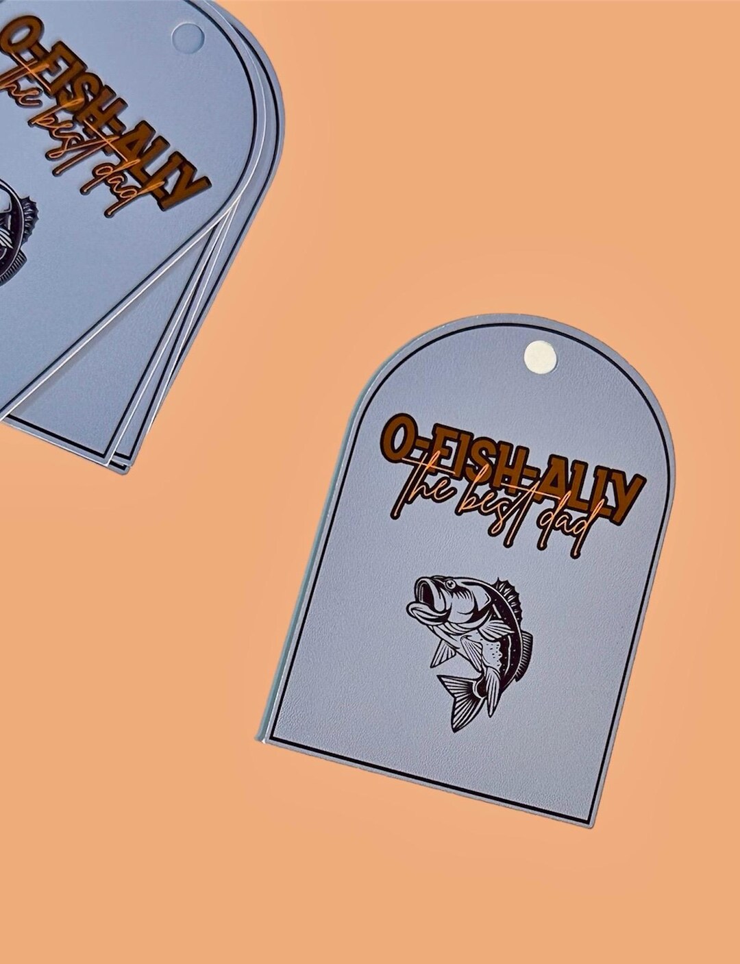 Fathers Day Gift Tags O-fish-ally the Best Dad Tags Gift Tags Fathers ...