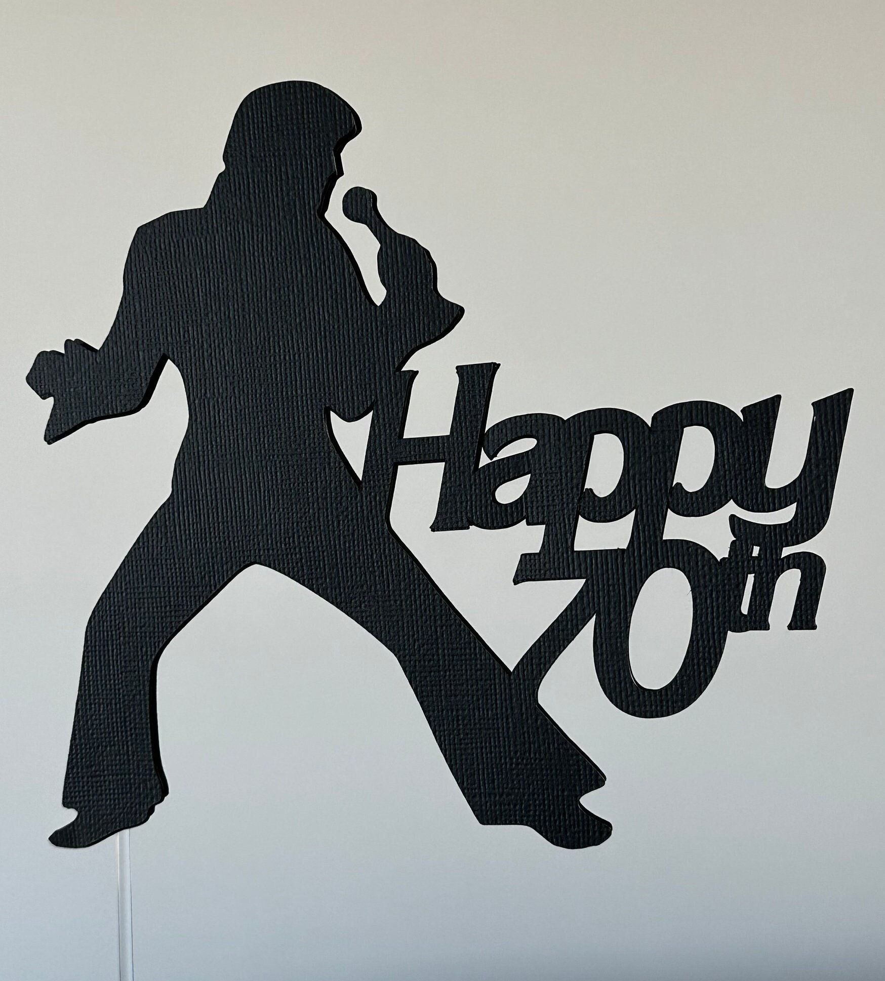 3D Personalised Elvis Presley Themed/inspired Cake Topper King of Rock ...
