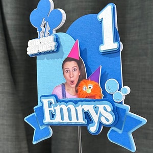 3D Personalized Cake Topper | Kids Tv Show | Ms Rachel Cake Topper | Ms ...