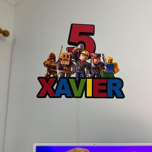 3D Personalized Cake Topper Video Game Kids Games - Etsy