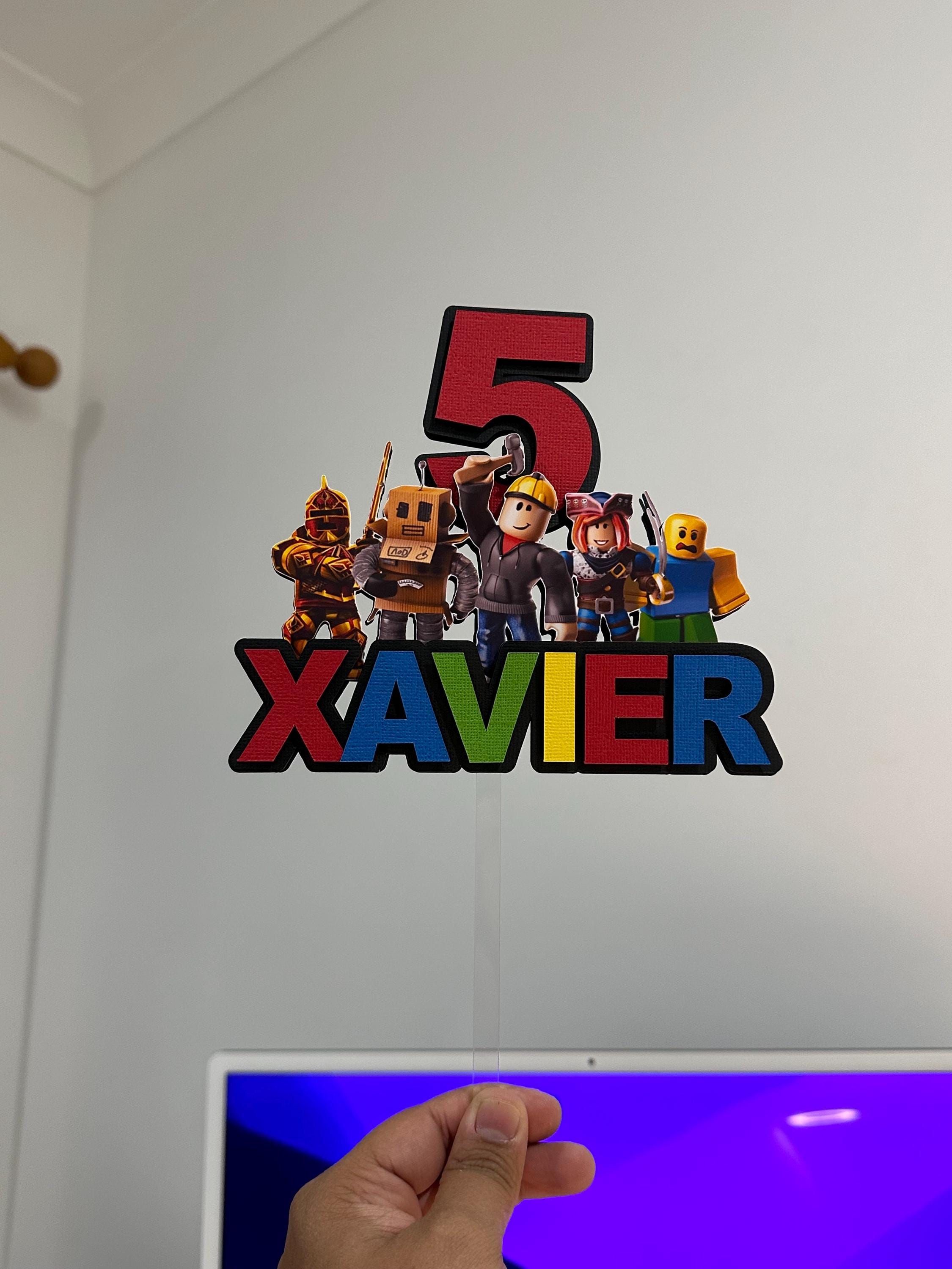 3D Personalized Cake Topper Video Game Kids Games - Etsy