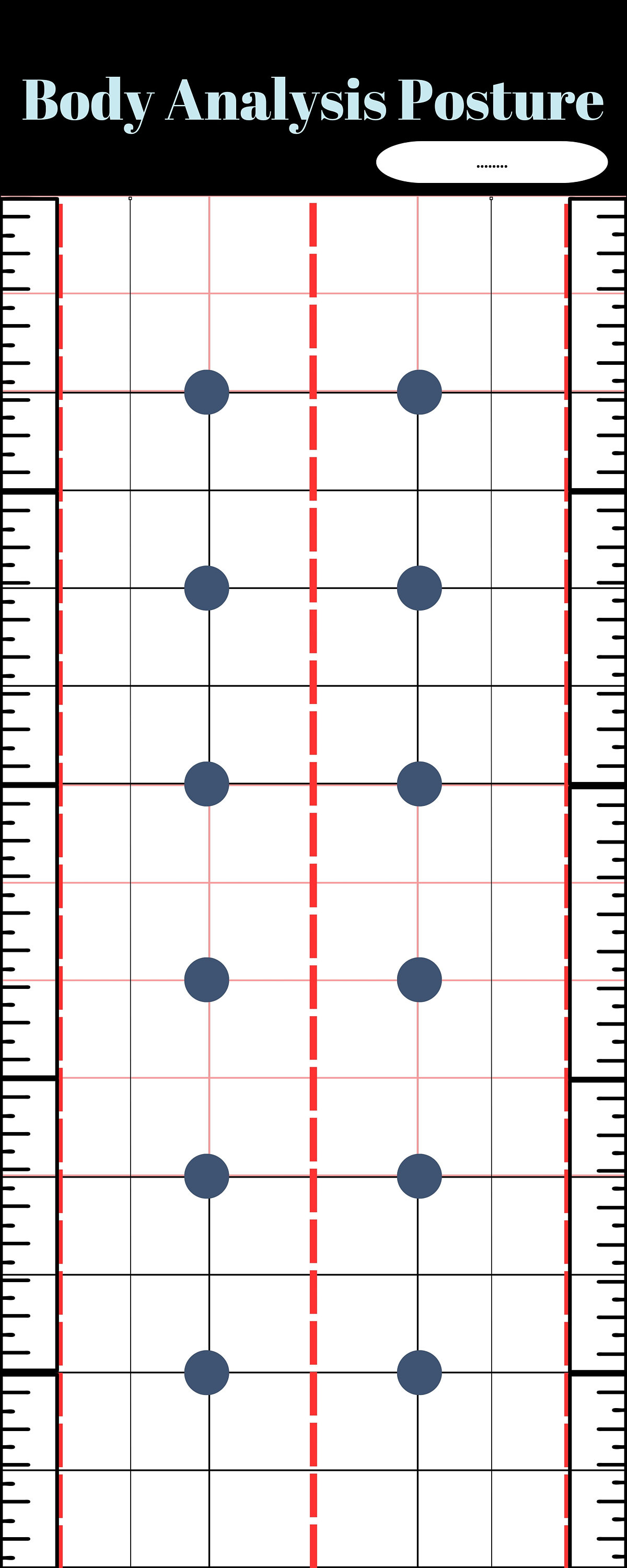 Posture Grid – Wall Mount , Body Analysis Posture , Fitness , Gym ...